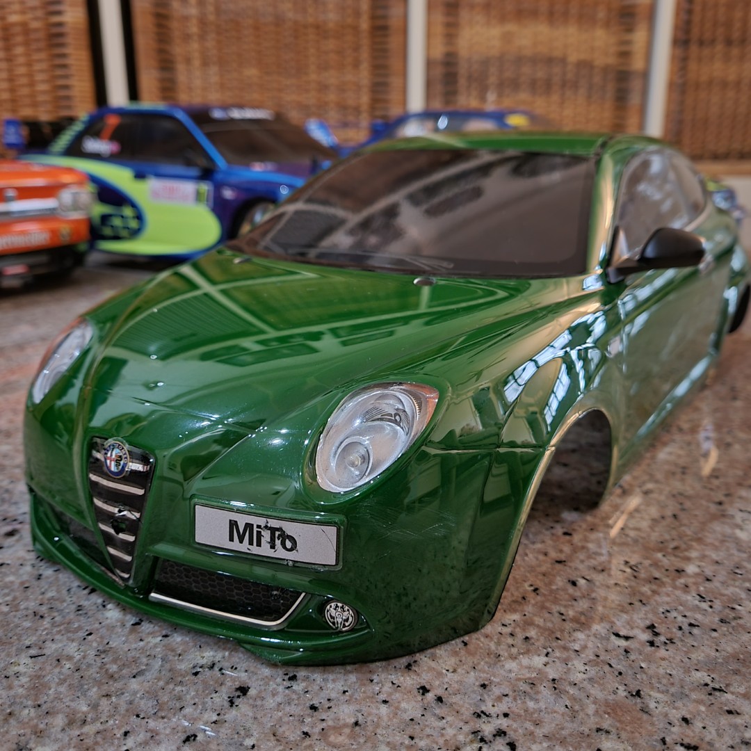 Tamiya m-chassis body alfa romeo mito 239mm, Hobbies & Toys, Toys ...