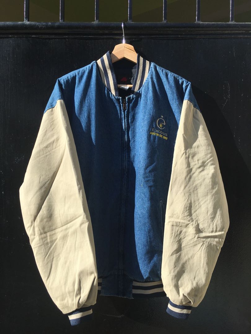 Vintage Austine Exodus Varsity Jacket 1996, Men's Fashion, Coats, Jackets and Outerwear on Carousell