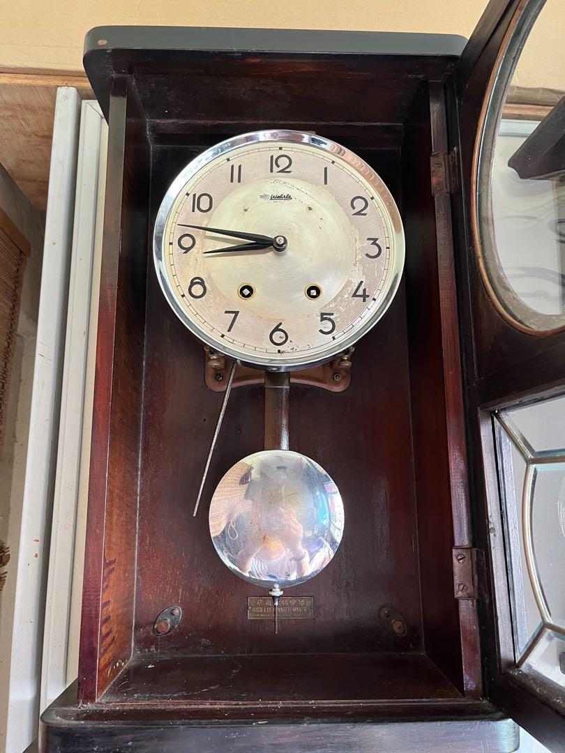 Vintage German Wehrle pendulum clock, Furniture & Home Living, Home ...