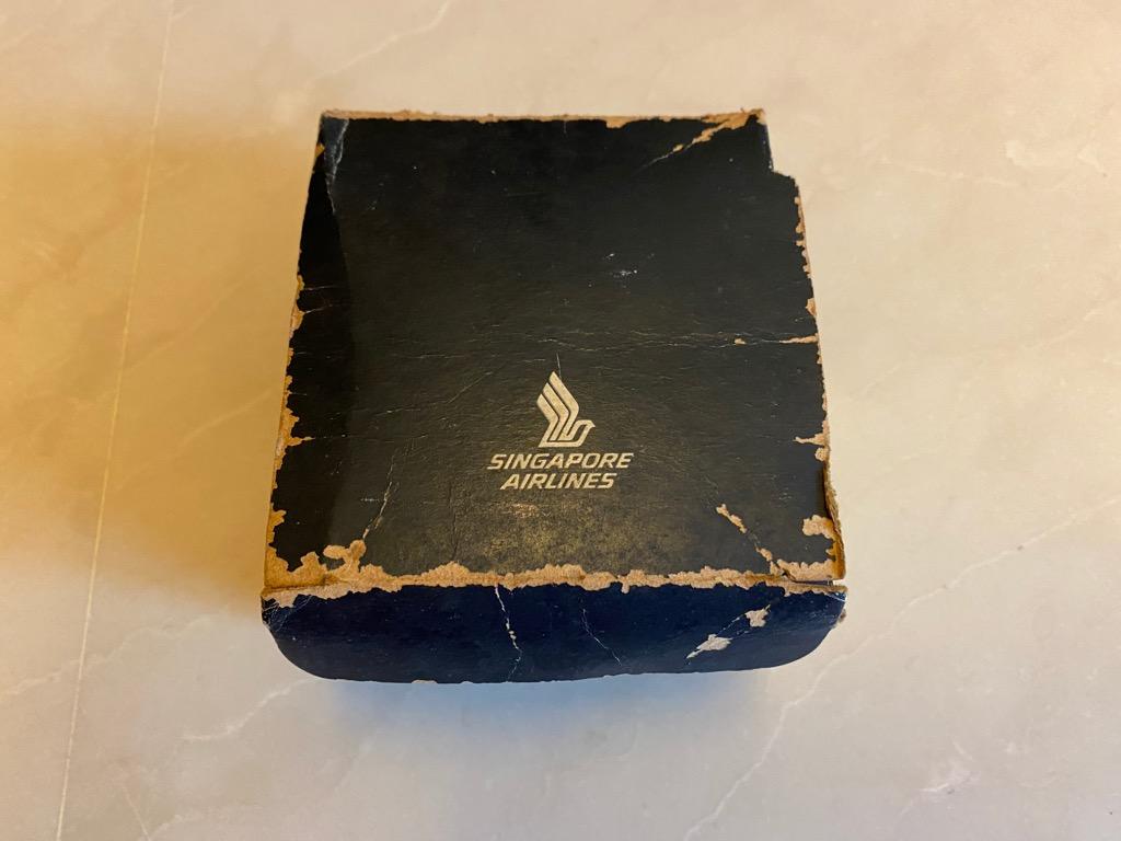 Vintage Singapore Airlines green mermaid painted ceramic figure ...