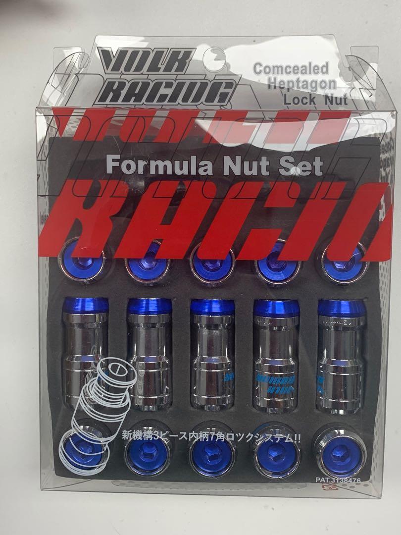 Volk Racing Formula Nut Set M12 x 1.5 鈴螺絲, 汽車配件, 改裝、內外零件 - Carousell