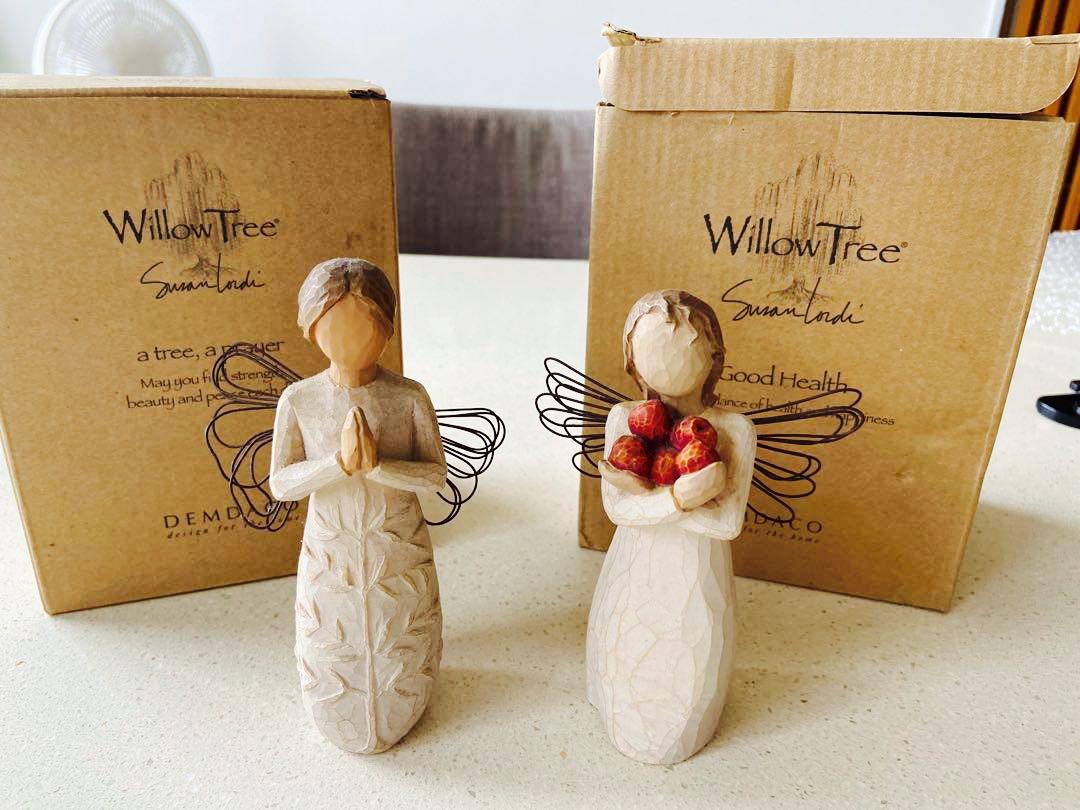Willow Tree Good Health Angel & A Tree, A Prayer Angel - Sculpted Hand ...