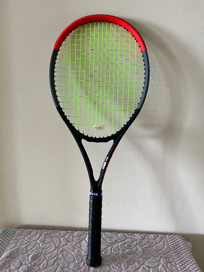 Wilson Clash 100 Tour tennis racquet, Sports Equipment, Sports & Games ...
