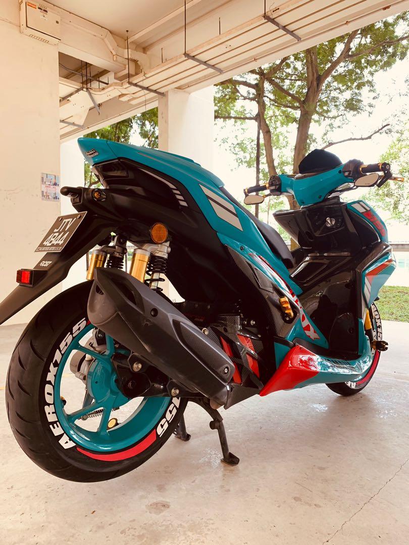 Yamaha aerox 155 Tyre bomb / tyre lettering / tyre tag / tire lettering ...