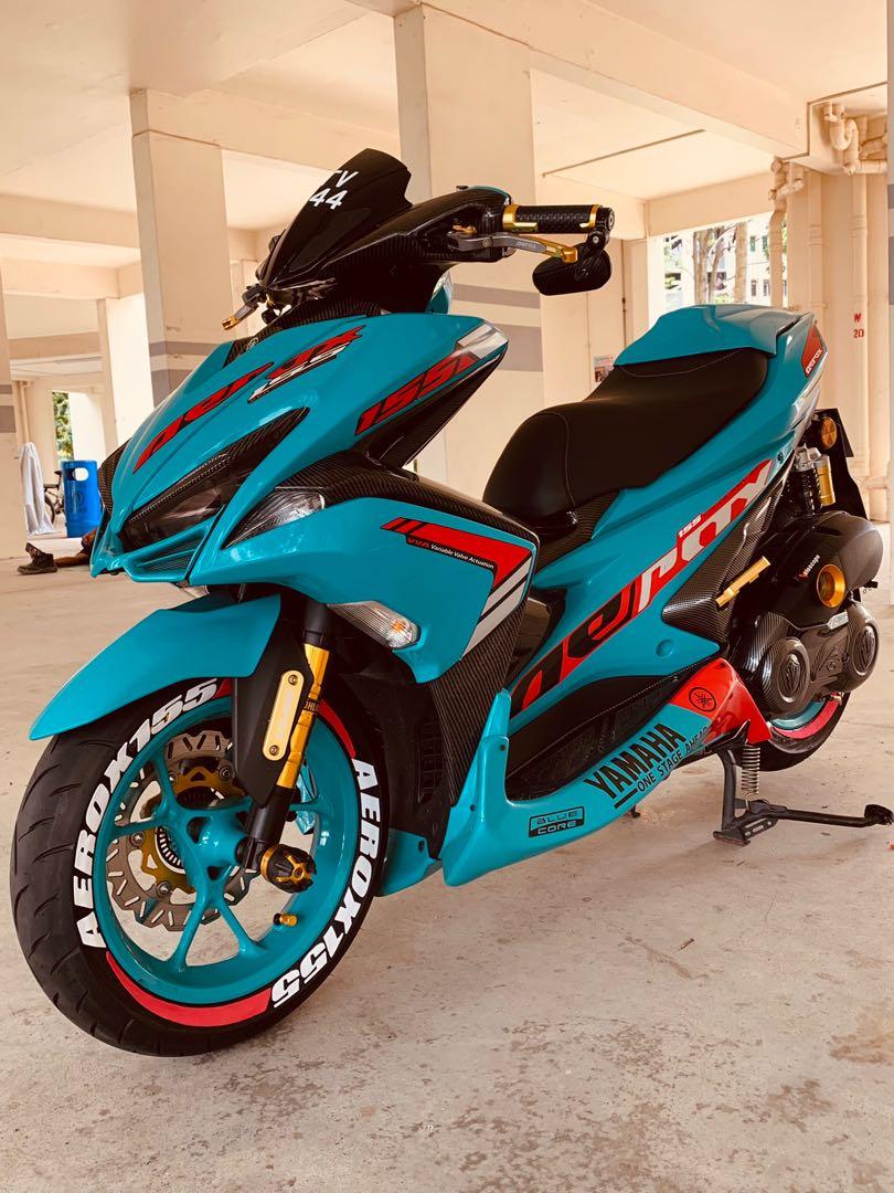 Yamaha aerox 155 Tyre bomb / tyre lettering / tyre tag / tire lettering ...