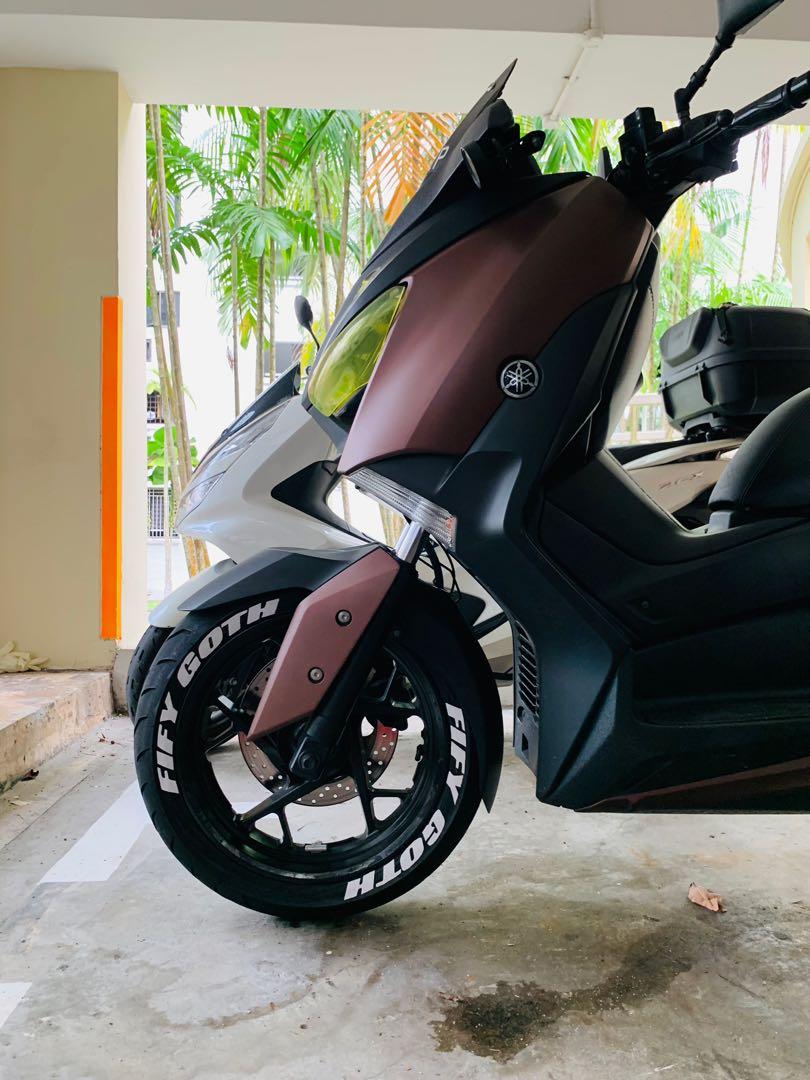 Yamaha xmax 300 Tyre bomb / tyre lettering / tyre tag / tire lettering ...