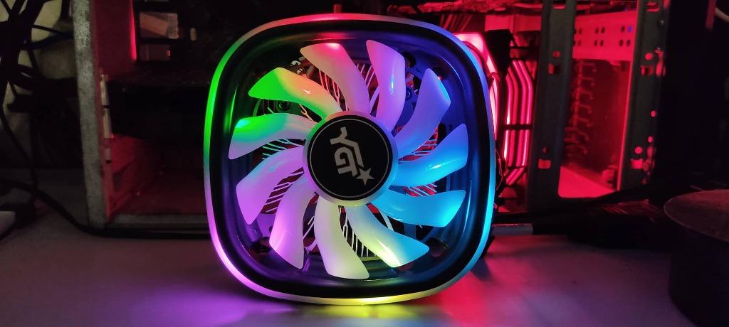 YGT COOLMAX CX-1132 CPU COOLER, 3-PIN 1900RPM 900W 12V AURA SYNC RGB ...