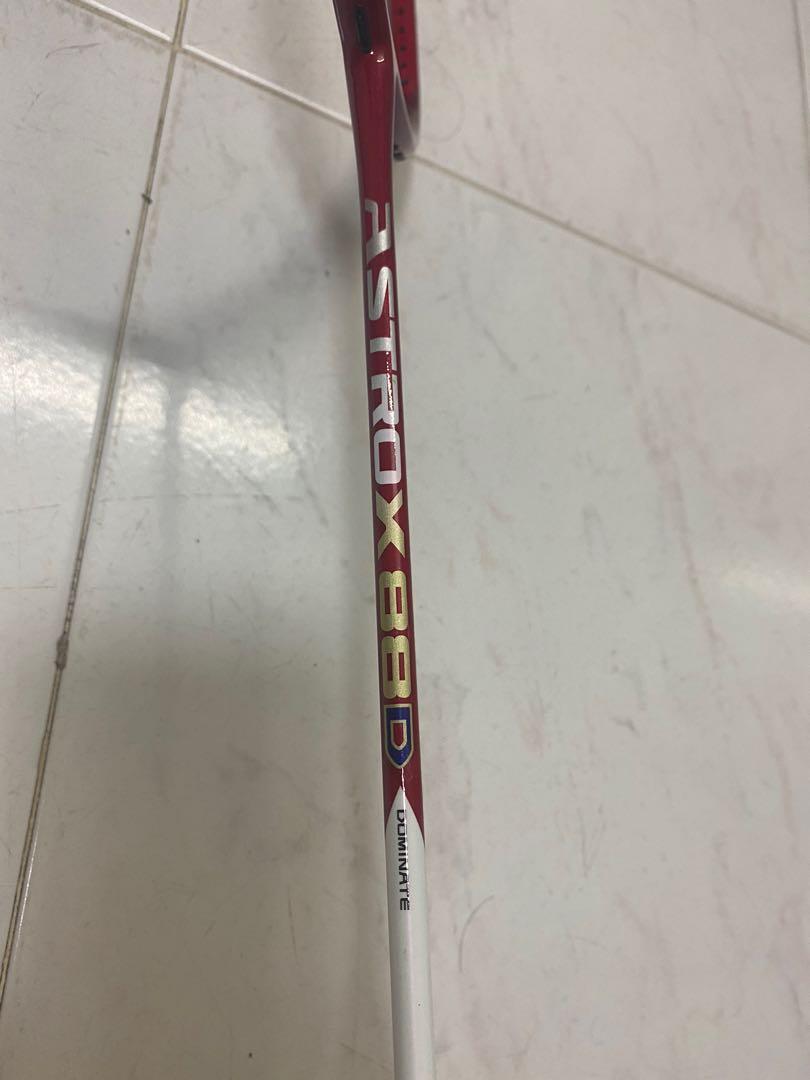 YONEX ASTROX 88D DOMINATE RUBY RED AX88D MADE IN JAPAN BADMINTON RACKET ...