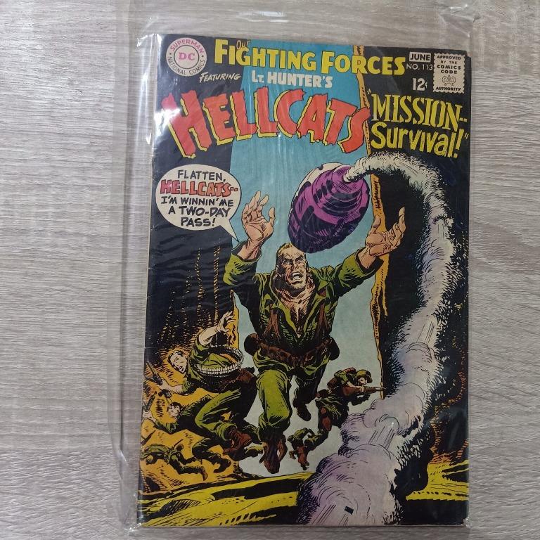 (1968) - Our Fighting Forces - Hellcats #113 - G/VG detached cover ...