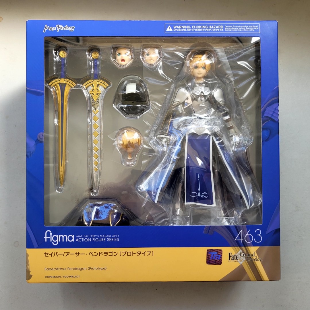 463 figma Saber/Arthur Pendragon (Prototype), Hobbies & Toys, Toys ...