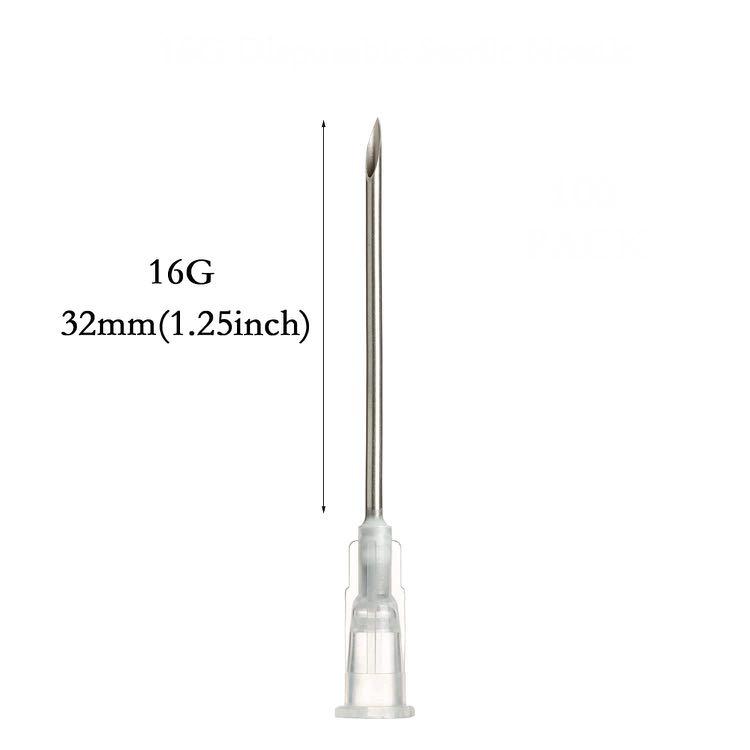 5pcs Syringe Needle 16G, 18G, 21G, 22G, 23G, 30G, Health & Nutrition ...