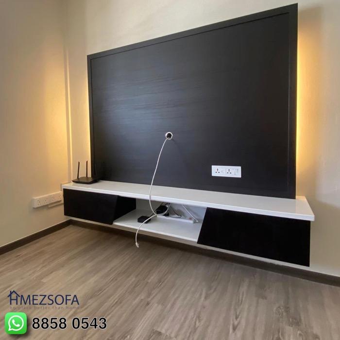 6ft Feature Wall TV Console Cabinet (free installation), Furniture ...