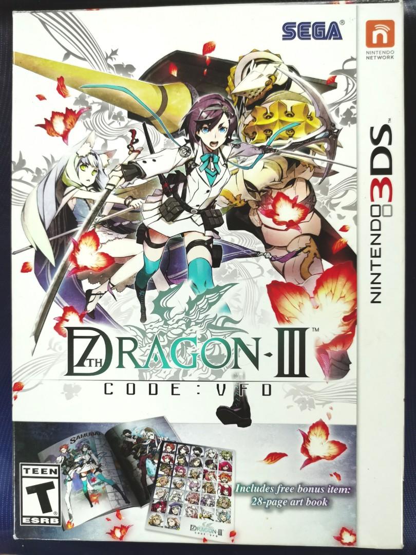 7th Dragon III Code VFD Launch Edition with Artbook for Nintendo 3DS ...