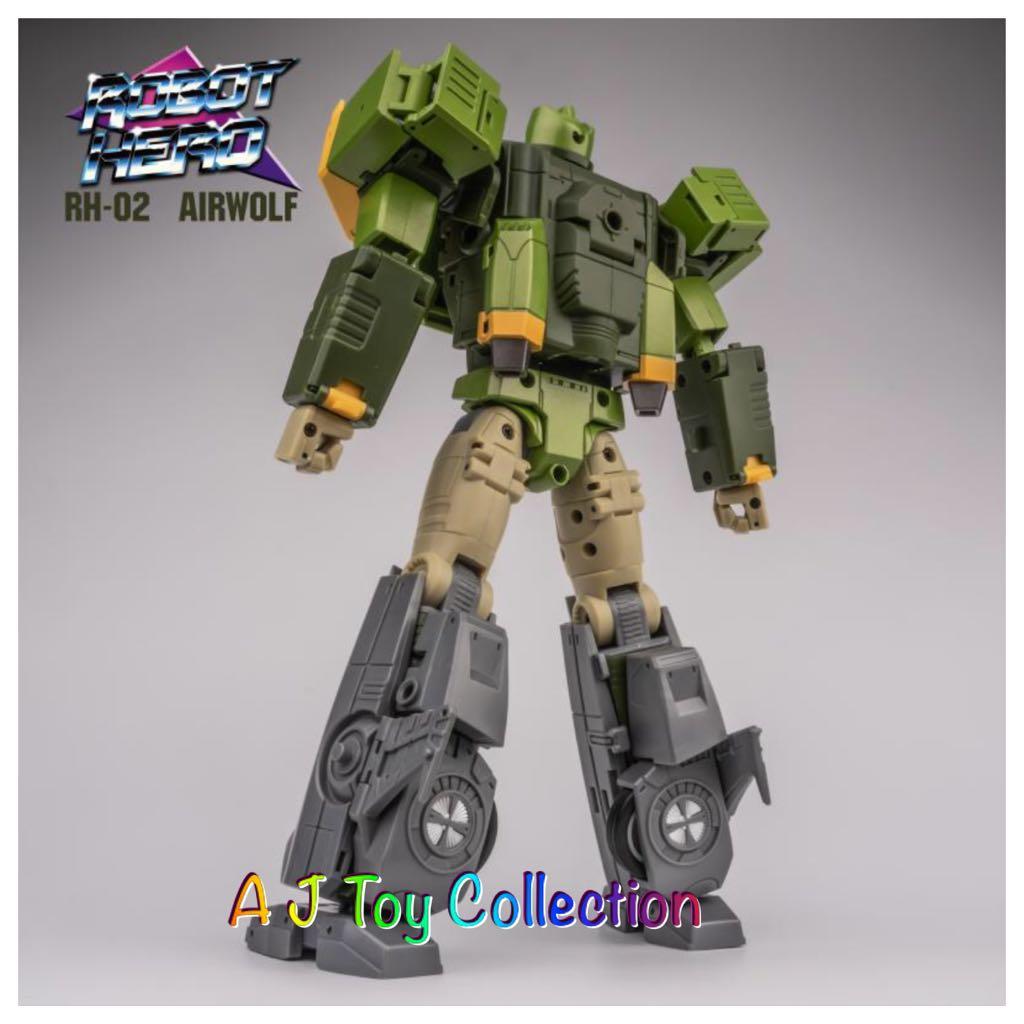 [ In Stock ] Transformers RobotHero RH-02 RH02 AirWolf Springer Triple ...