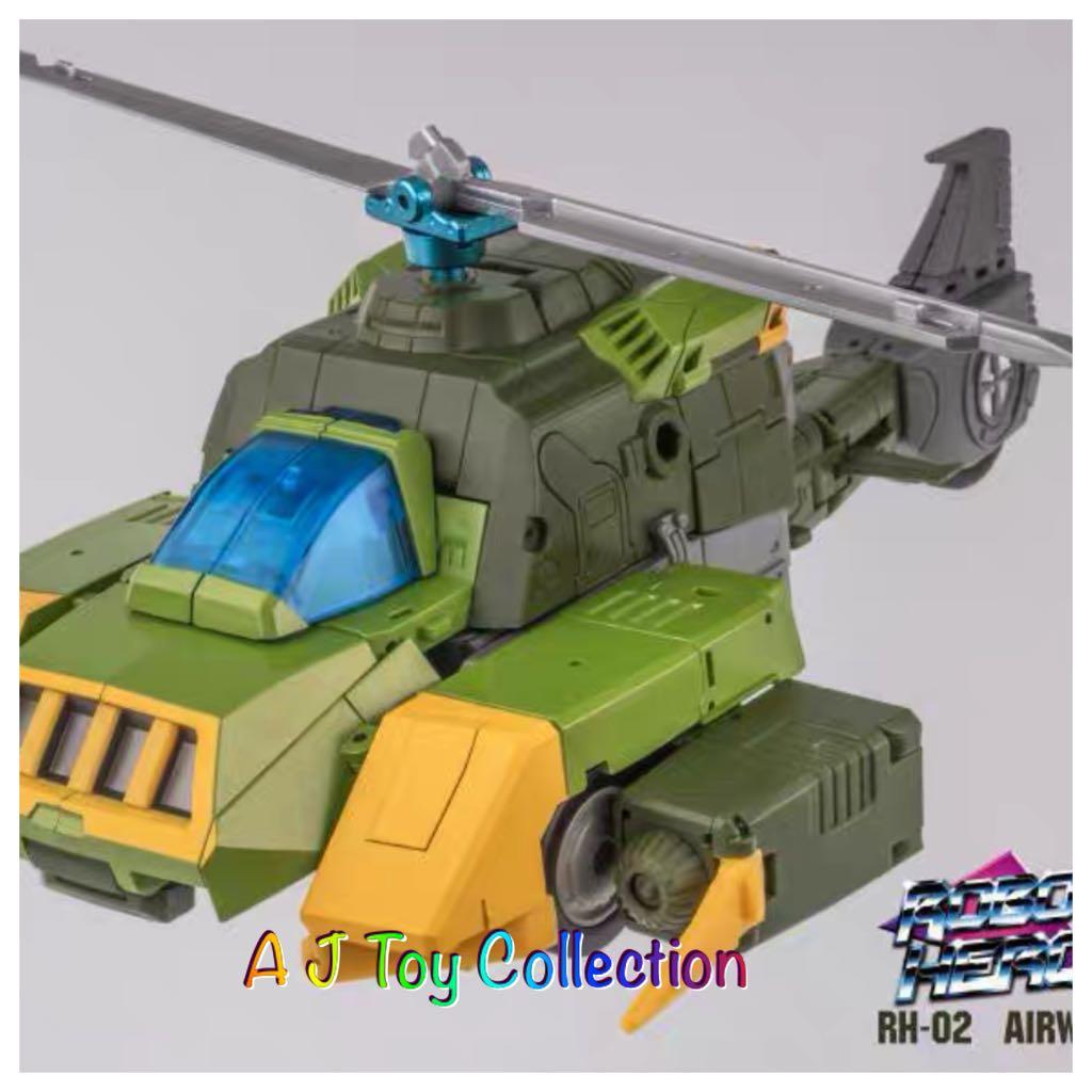 [ In Stock ] Transformers RobotHero RH-02 RH02 AirWolf Springer Triple ...
