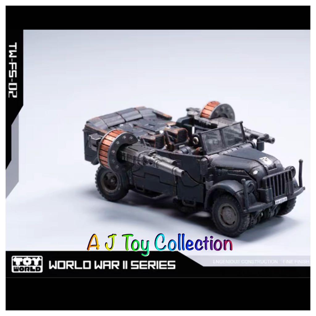 [ In Stock ] Transformers ToyWorld TW WW2 WWII FS-02 Hot Break Hot Rod ...