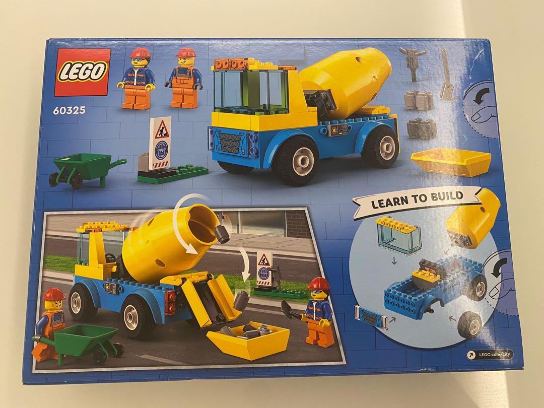 全新 LEGO 60325 水泥攪拌車 Cement Mixer Truck, 興趣及遊戲, 玩具 & 遊戲類 - Carousell