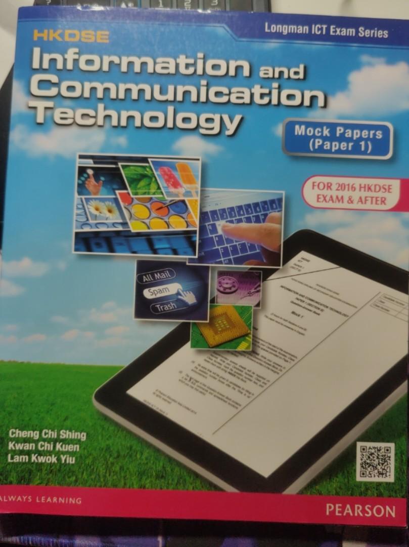 *全新* PEARSON HKDSE Information Communication & Technology Mock Papers (Paper 1), 興趣及遊戲, 書本 & 文具 ...