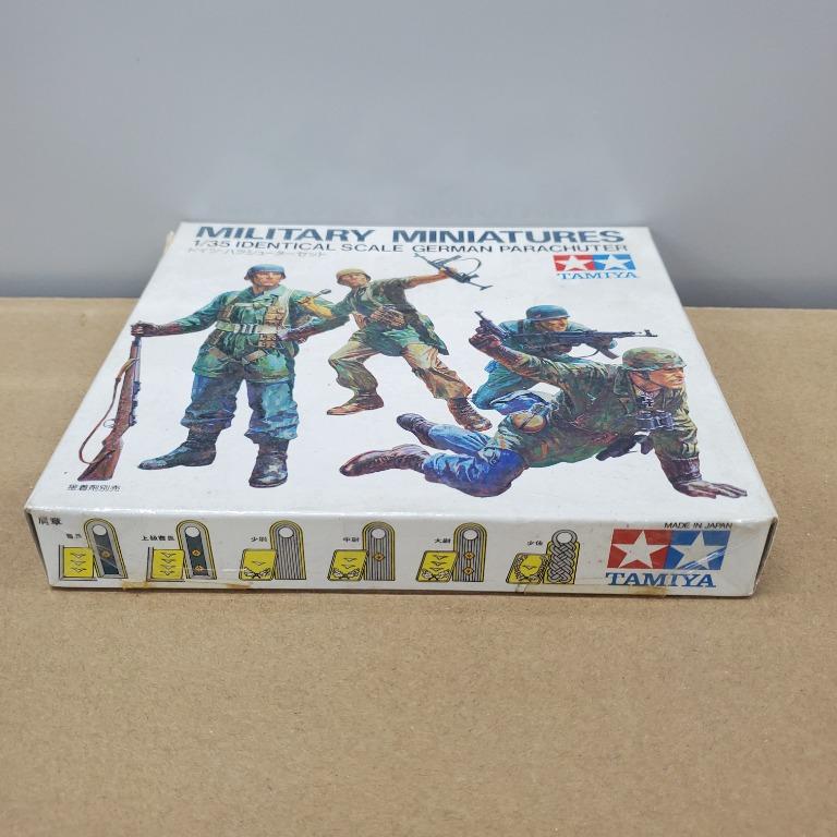 全新絕版 Tamiya田宮雙星 35012 (1998年)-1/35-德國傘兵部隊 / German Parachuter, 興趣及遊戲 ...