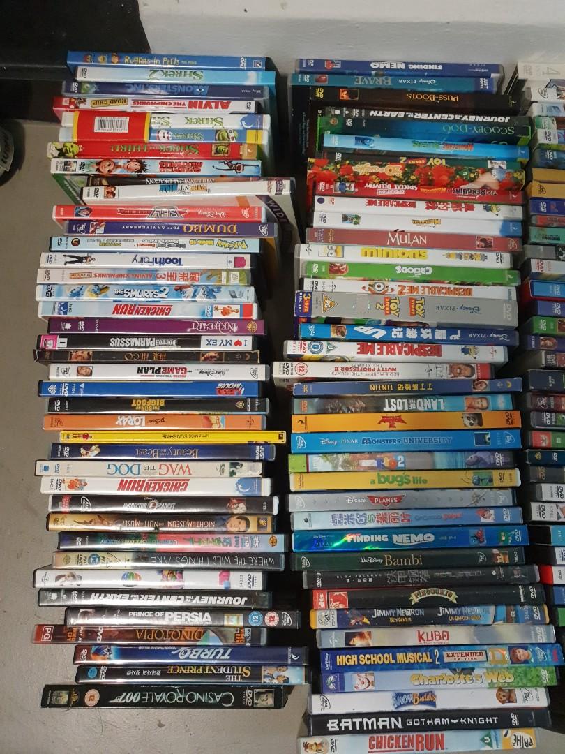 Hundreds of Animation/ Cartoons and Family Friendly Movie DVDs for SALE ...