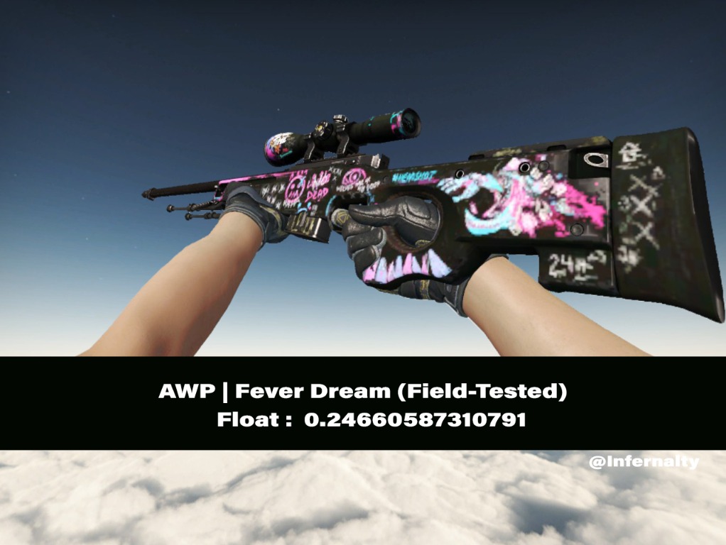 AWP Fever Dream FT CSGO SKINS KNIVES, Video Gaming, Gaming Accessories ...