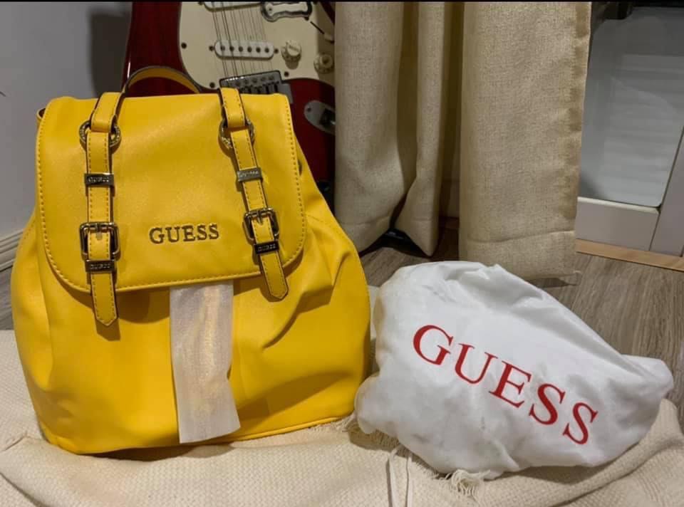 Backpack Guess, Men's Fashion, Bags, Backpacks on Carousell