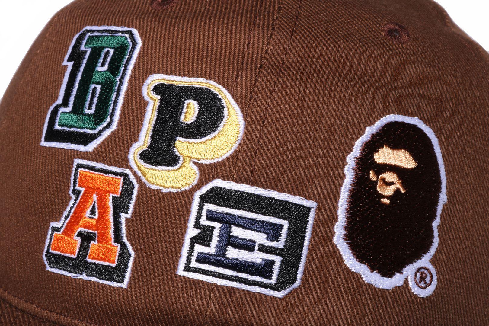 BAPE MULTI FONTS PATCH PANEL CAP, Men's Fashion, Watches & Accessories ...