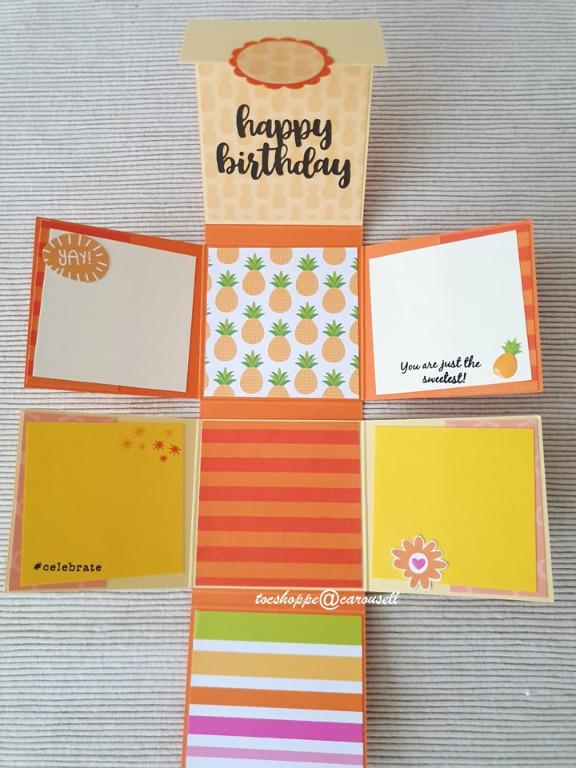 RESERVED Birthday Card, Hobbies & Toys, Stationery & Craft, Handmade ...
