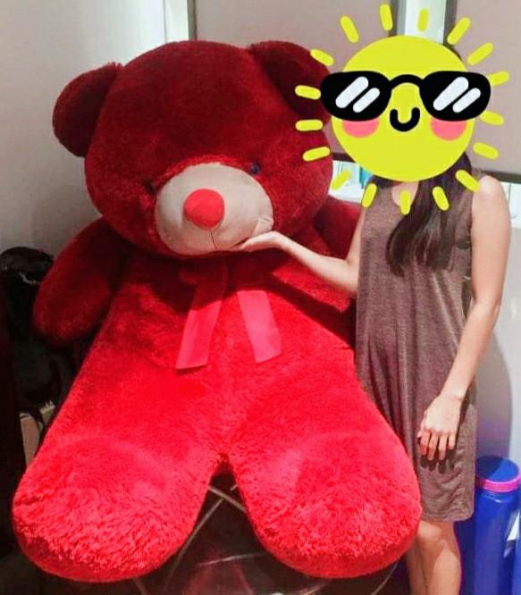 Blue Magic Big Teddy Bear, Hobbies & Toys, Toys & Games on Carousell
