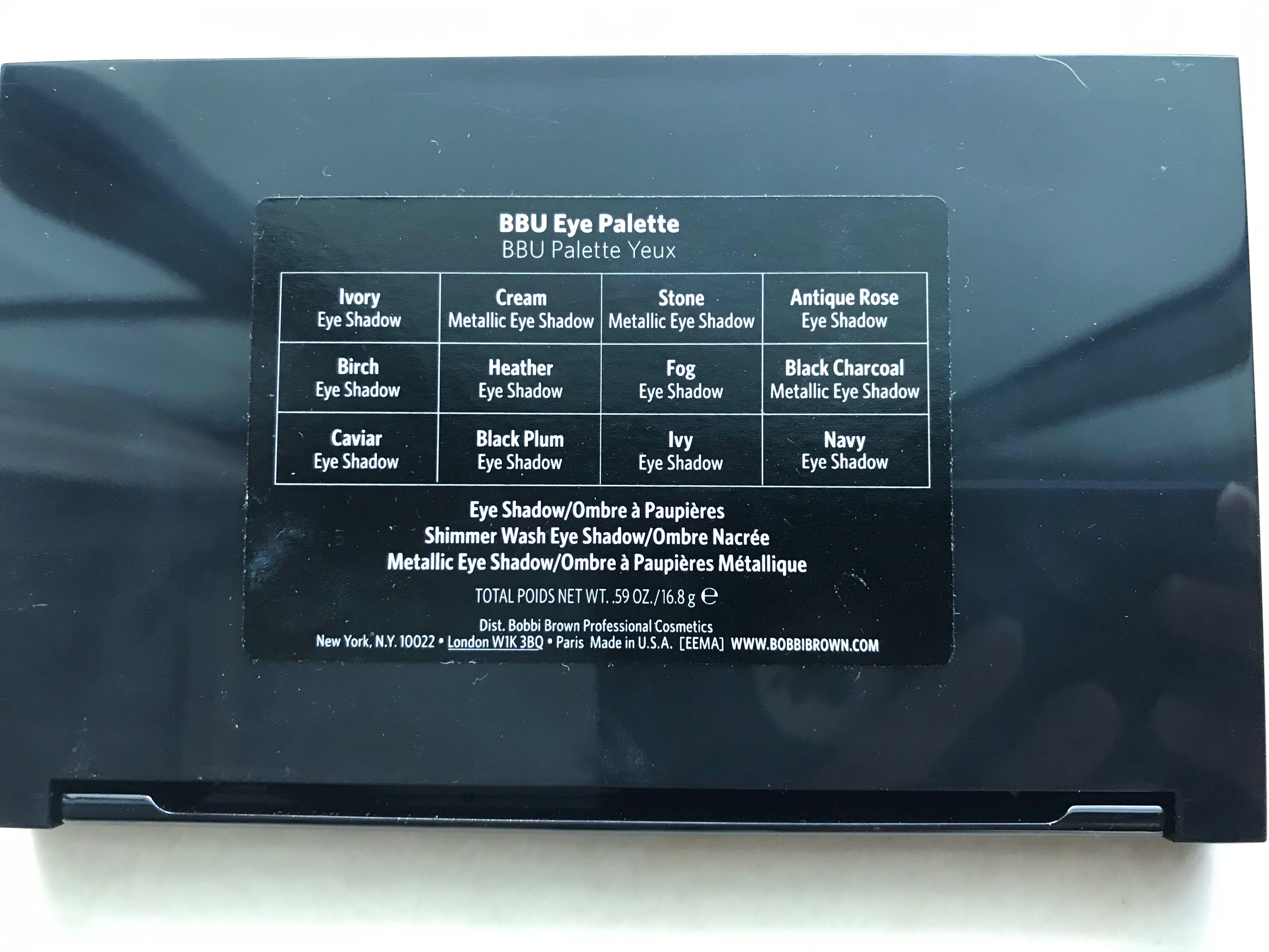 Bobbi Brown BBU Eye Palette, Beauty & Personal Care, Face, Makeup on ...