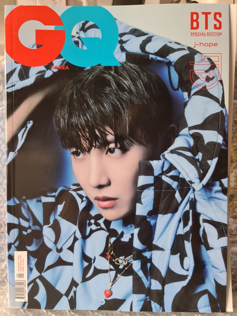 BTS Jhope and Taehyung (V) GQ Korea Special Edition January 2022 magazines, Hobbies & Toys ...