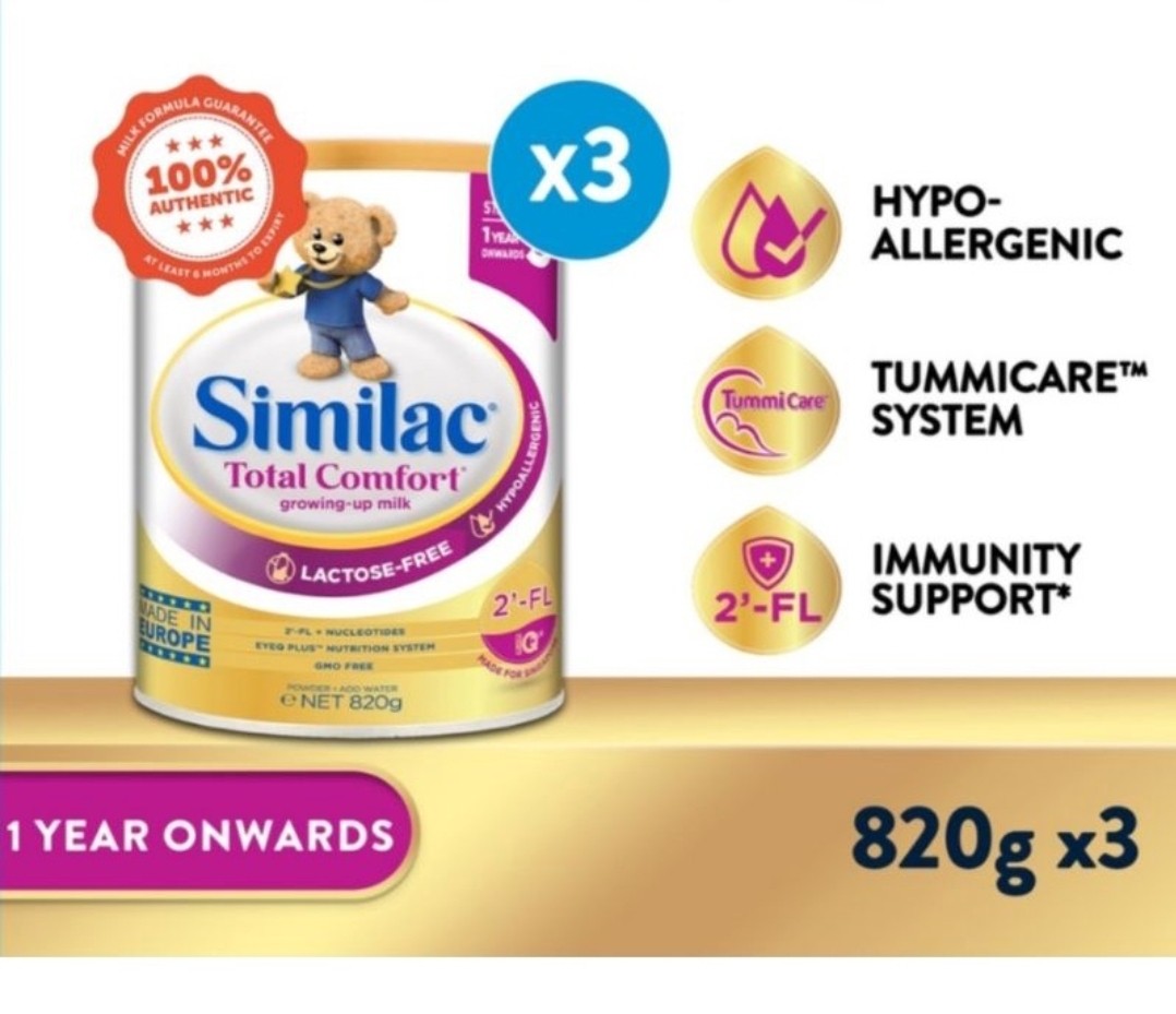 (Bundle of 3) Similac total comfort growing up stage 3, Babies & Kids ...