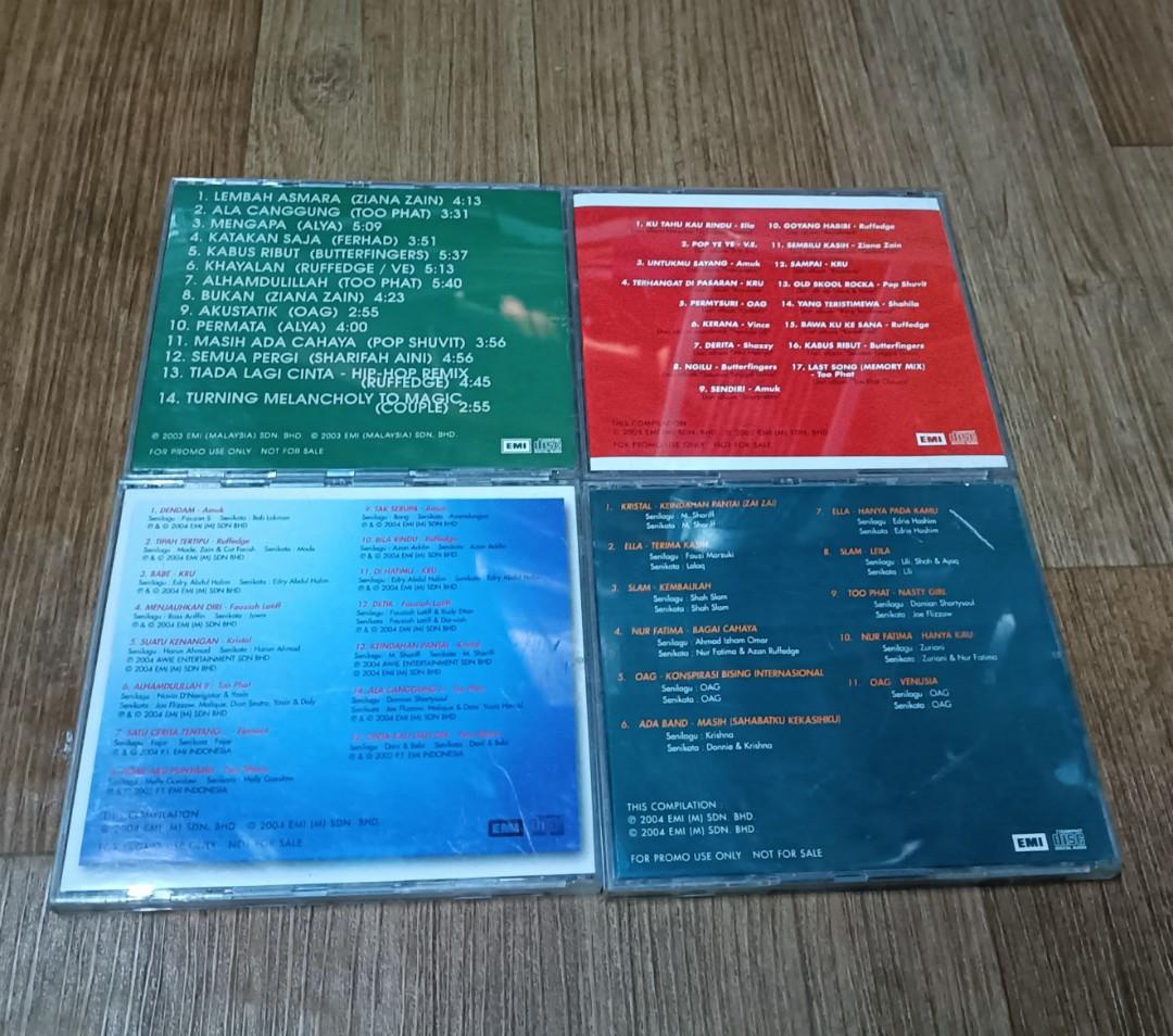 CD DJ SAMPLE @ 2003/04/05 EMI RECORD.. Original Promosi Sample Album ...