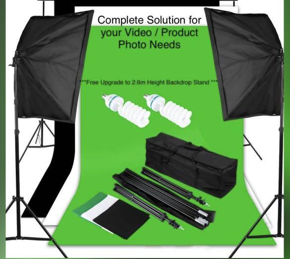 Complete basic studio equipment, Photography, Photography Accessories ...