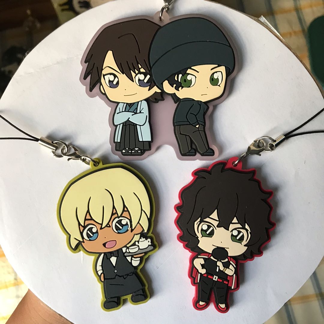 Detective conan rubber chains SEGA, Hobbies & Toys, Toys & Games on ...