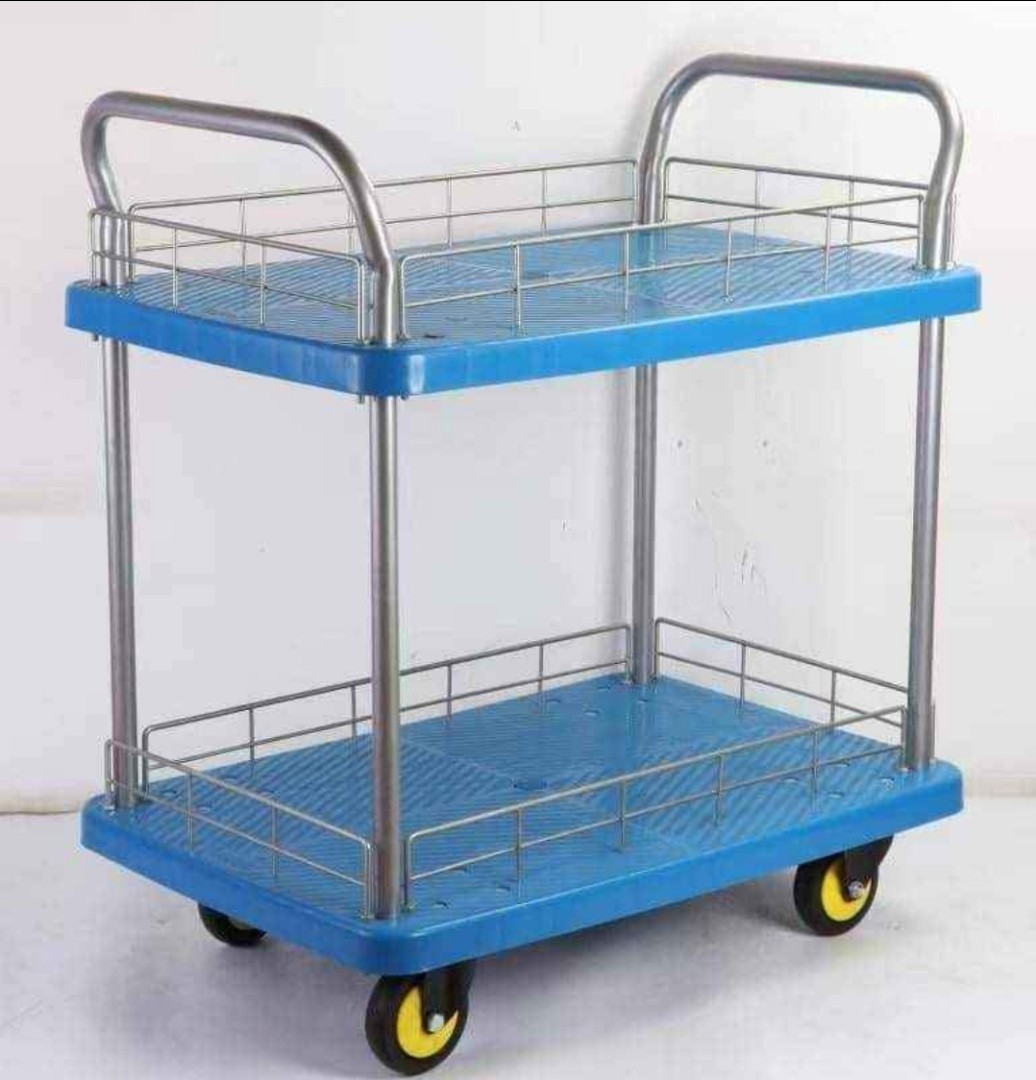 Double Decker Push Cart 150kg Capacity, Everything Else, Others on ...