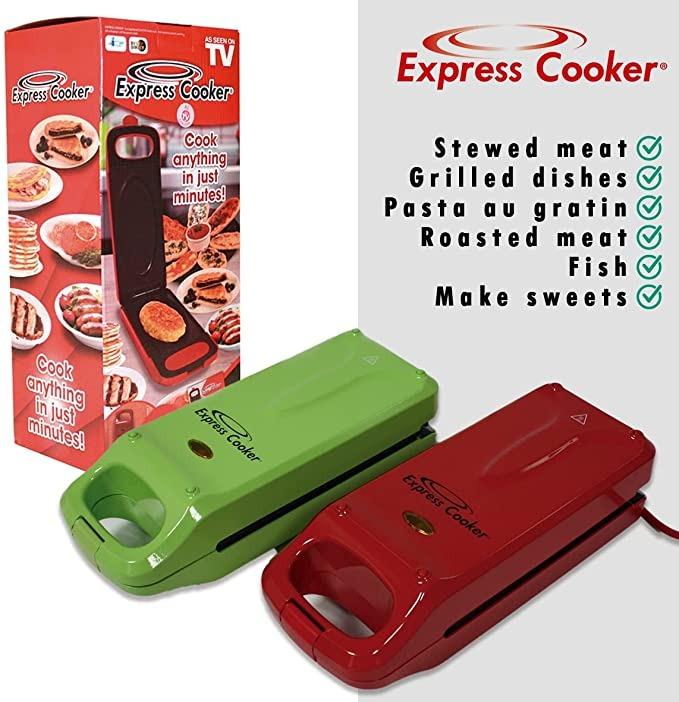 Electric Grill Cooker, Express Cooker (Original), Compact, Non-Stick ...