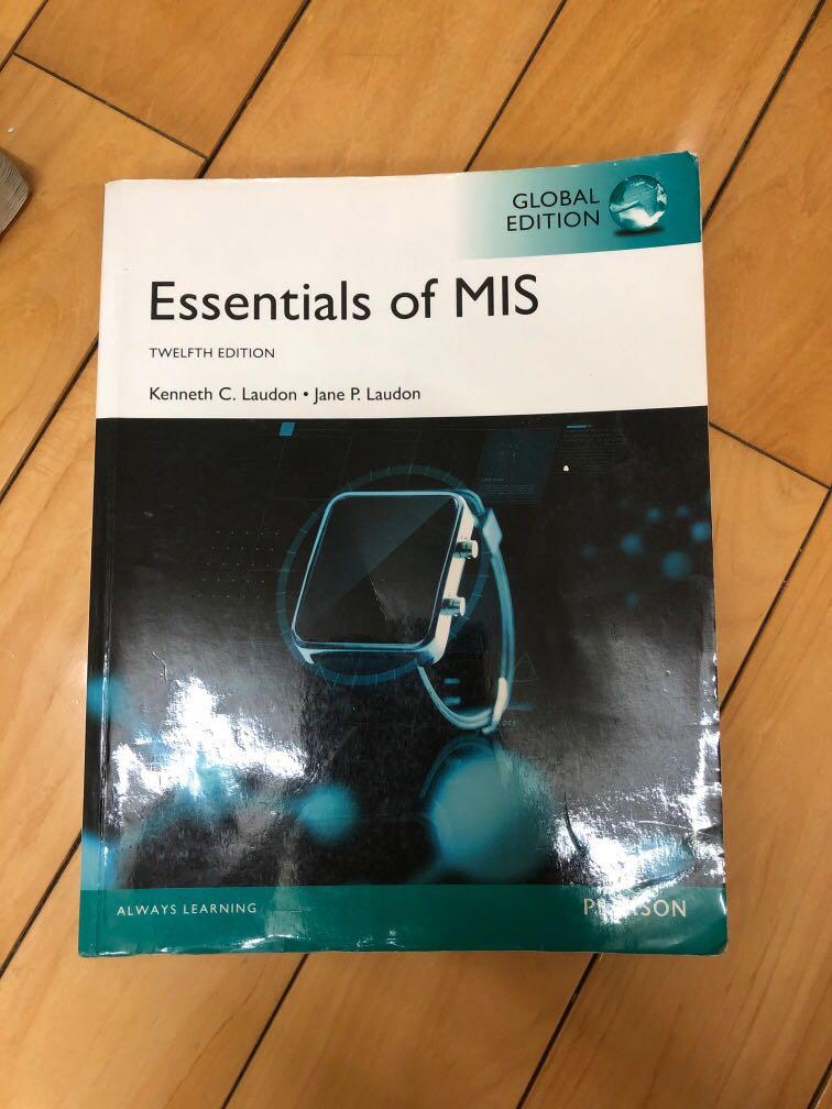 Essentials of MIS 12th edition [Kenneth C. Laudon;Jane P. Laudon] #資管系用 ...
