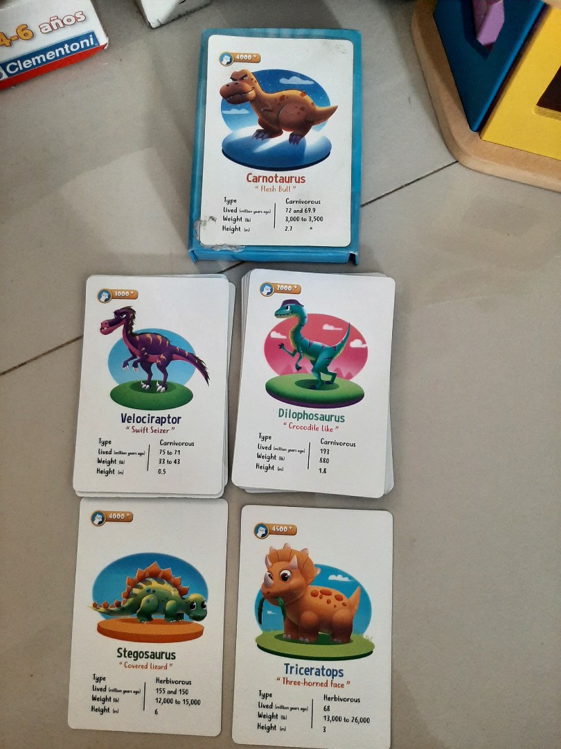 Flashcard ar dinosaurus, Buku & Alat Tulis, Buku Pelajaran di Carousell