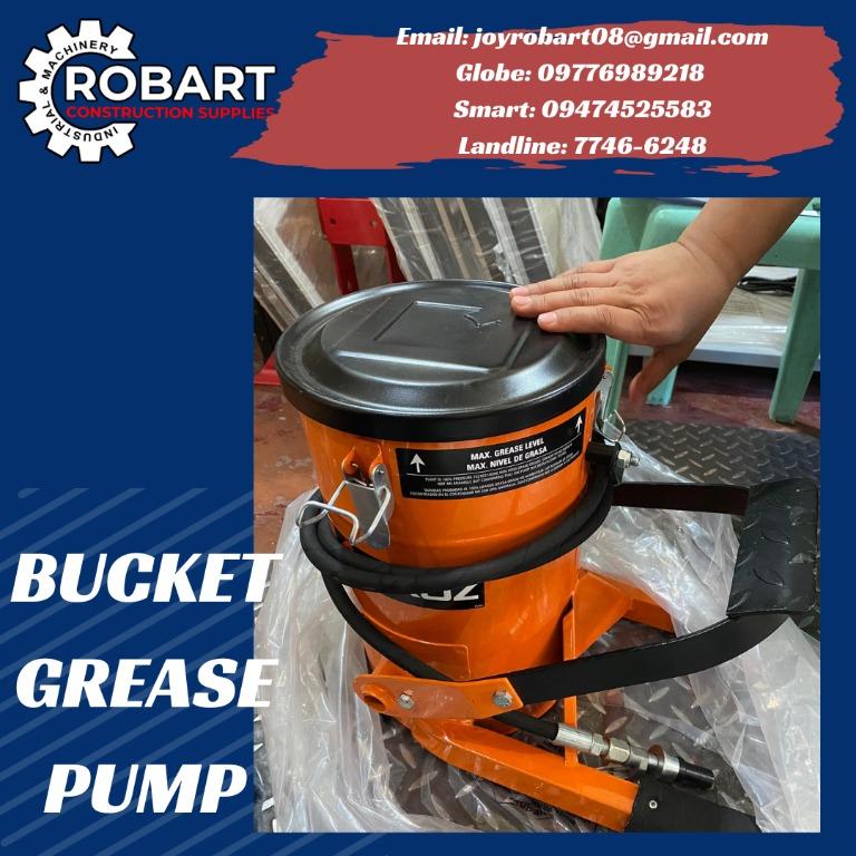 FOOT OPERATED BUCKET GREASE PUMP, Commercial & Industrial, Construction ...