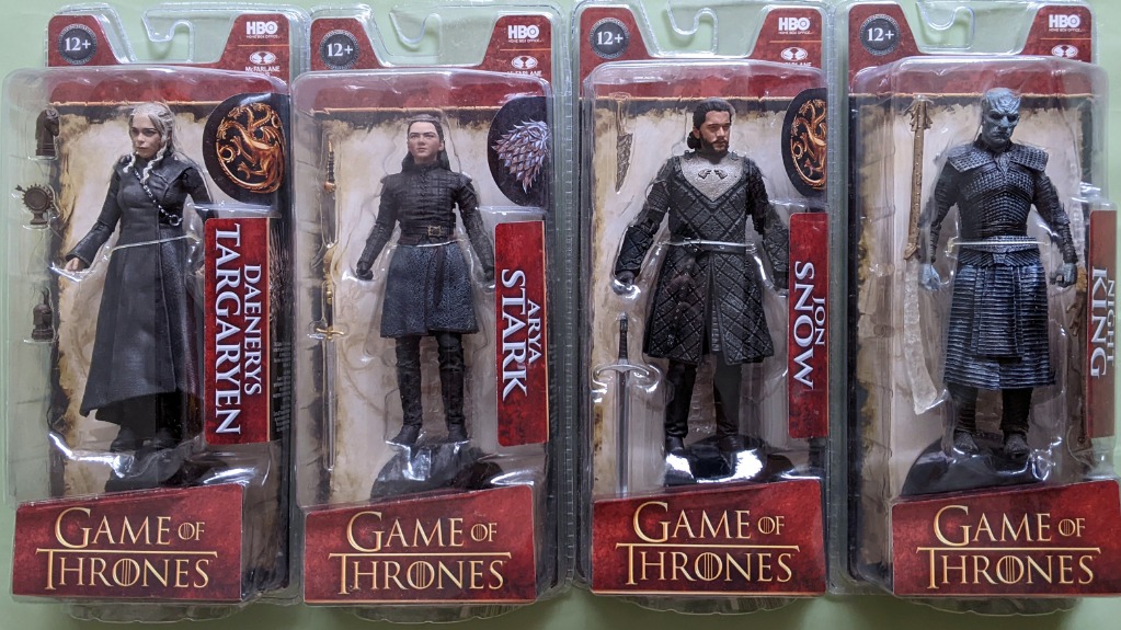 Game of Thrones Action Figure Set of 4 by McFarlane Toys (Daenarys ...
