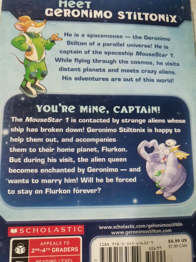 Geronimo Stilton "Spacemice" series : "You're Mine, Captain!", Hobbies ...