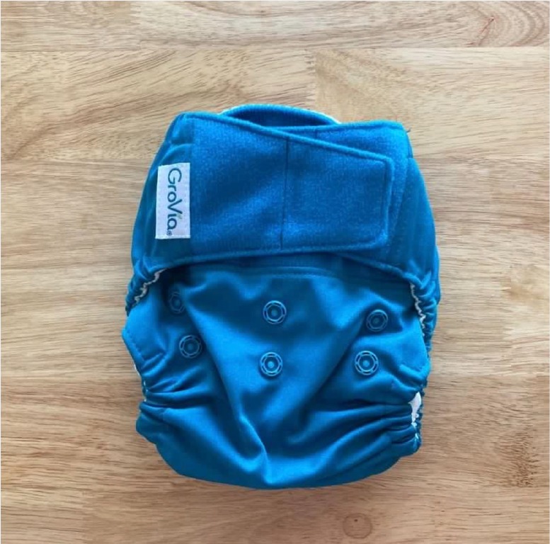 GROVIA HYBRID DIAPER SHELL IN ABALONE, Babies & Kids, Bathing ...