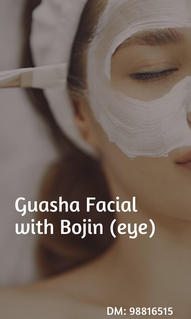 Guasha facial with Bojin Eye model, Beauty & Personal Care, Face, Face ...