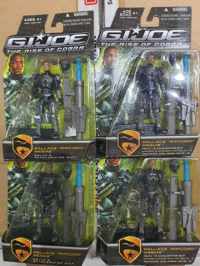 Hasbro G.I. Joe Movie Wallace Ripcord Weems Acceleration Suit x 4 Set ...