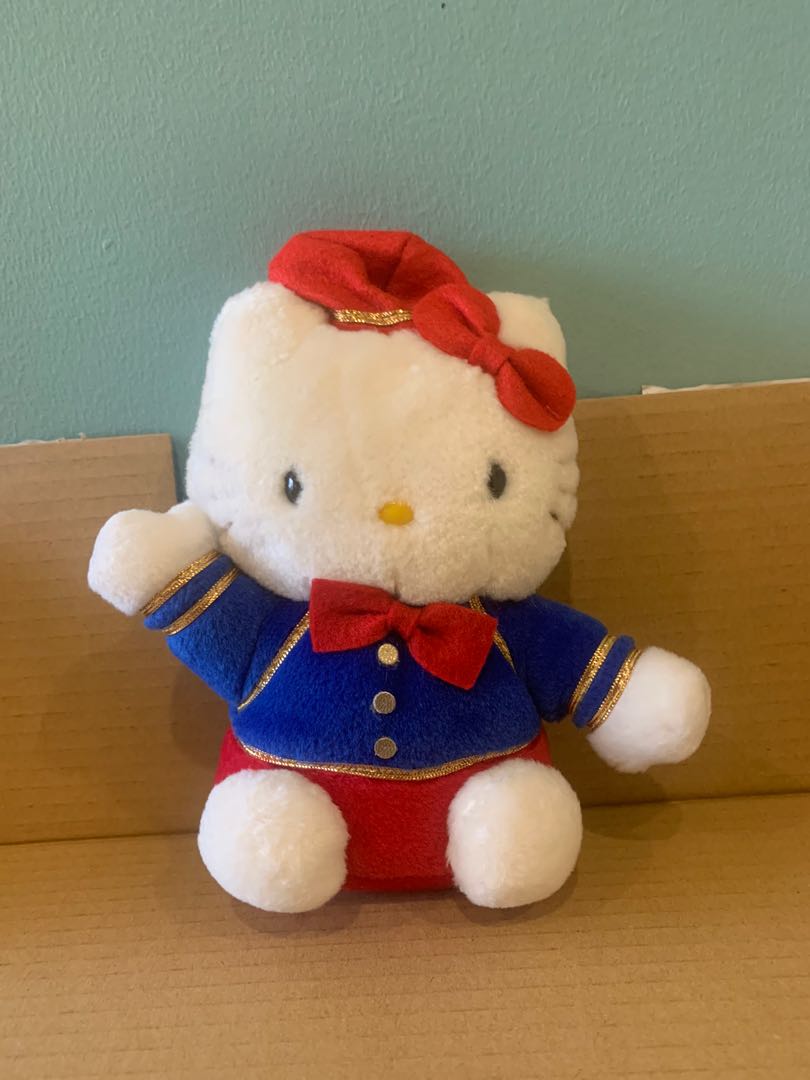 Hello Kitty Vintage 1998 Train Conductor Plush, Hobbies & Toys, Toys ...
