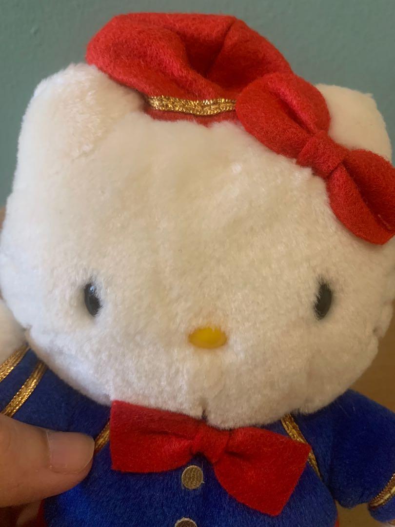 Hello Kitty Vintage 1998 Train Conductor Plush, Hobbies & Toys, Toys ...