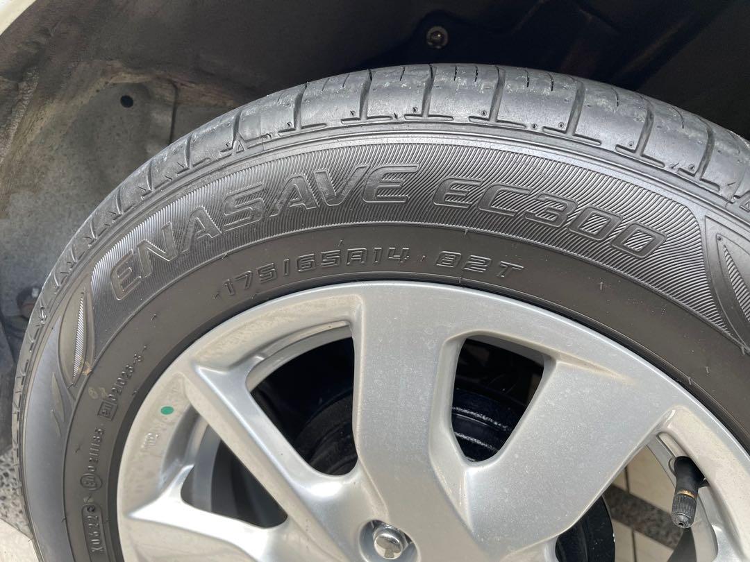 honda brio cvt mags and tires, Car Parts & Accessories, Mags and Tires ...