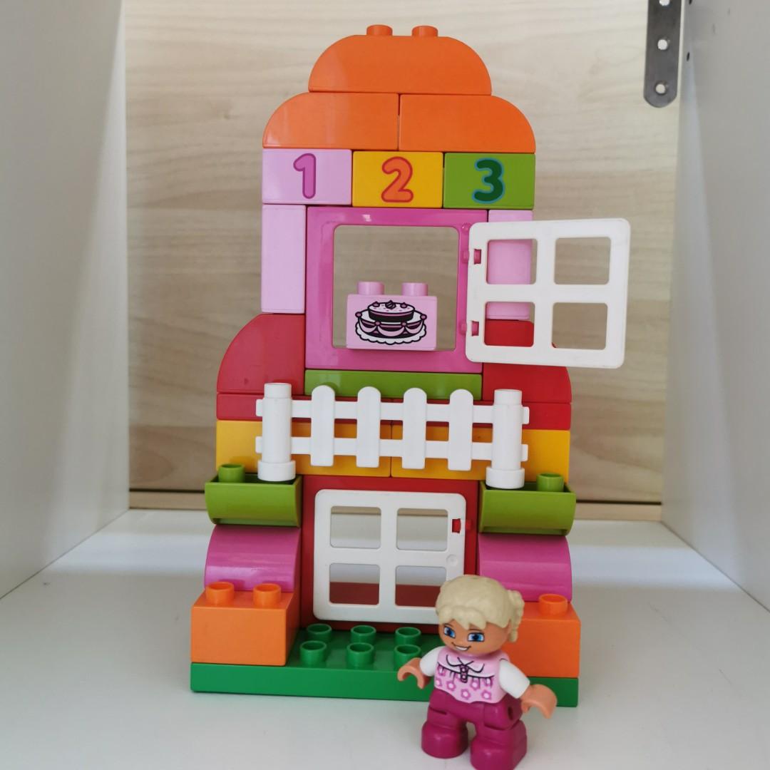 Lego Duplo 10571 All-in-One-Pink-Box-of-Fun, Hobbies & Toys, Toys ...