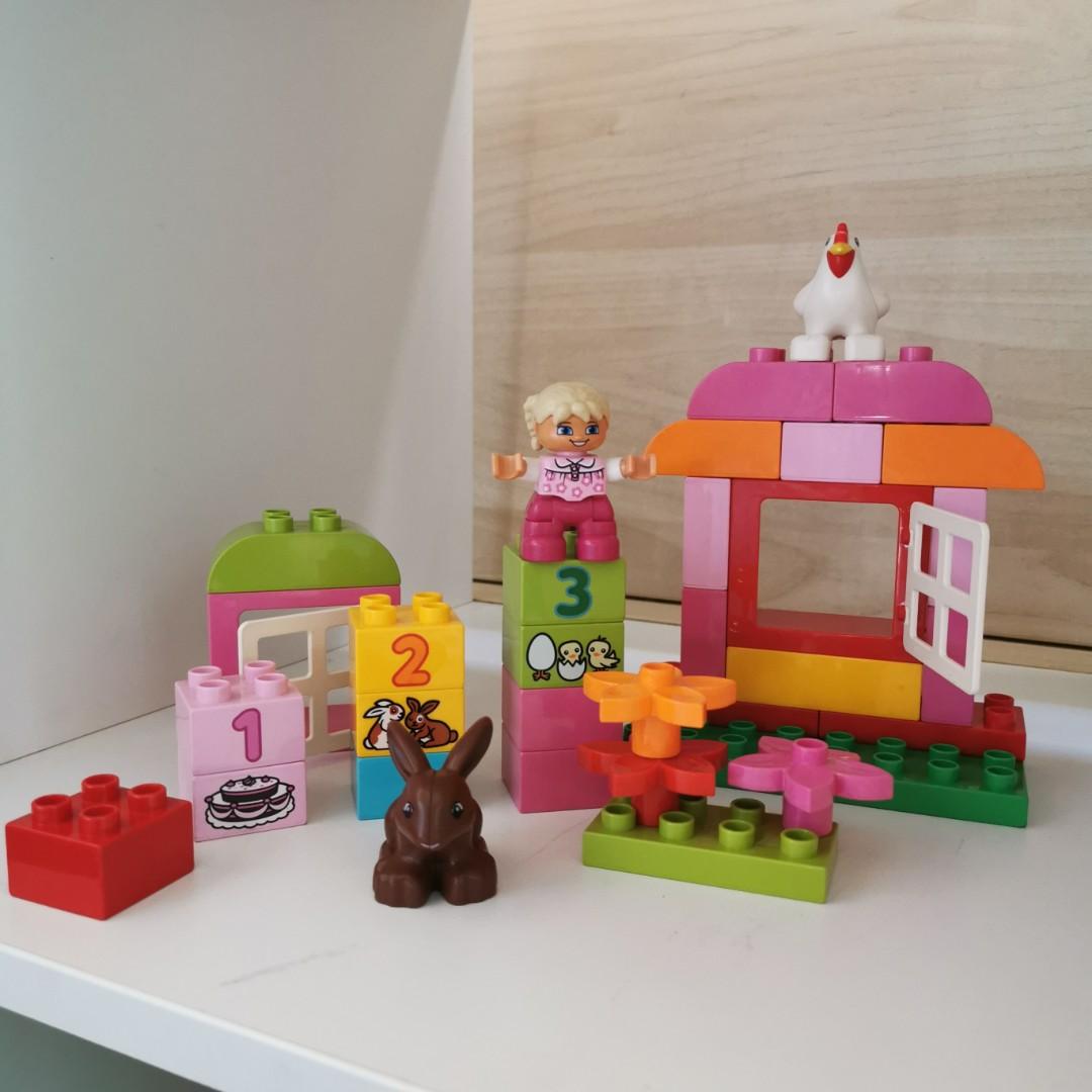 Lego Duplo 10571 All-in-One-Pink-Box-of-Fun, Hobbies & Toys, Toys ...